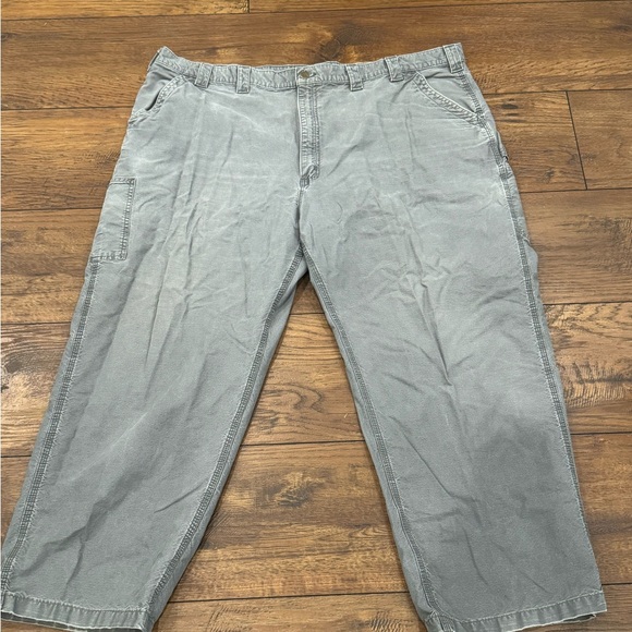 Carhartt | Pants | Carhartt Gray Cargo B51 Fat Pants Relaxed Fit 5x32 ...